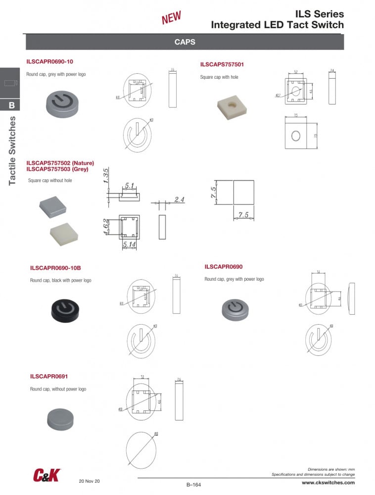 C&K ILS TA180 50 datasheet page 4