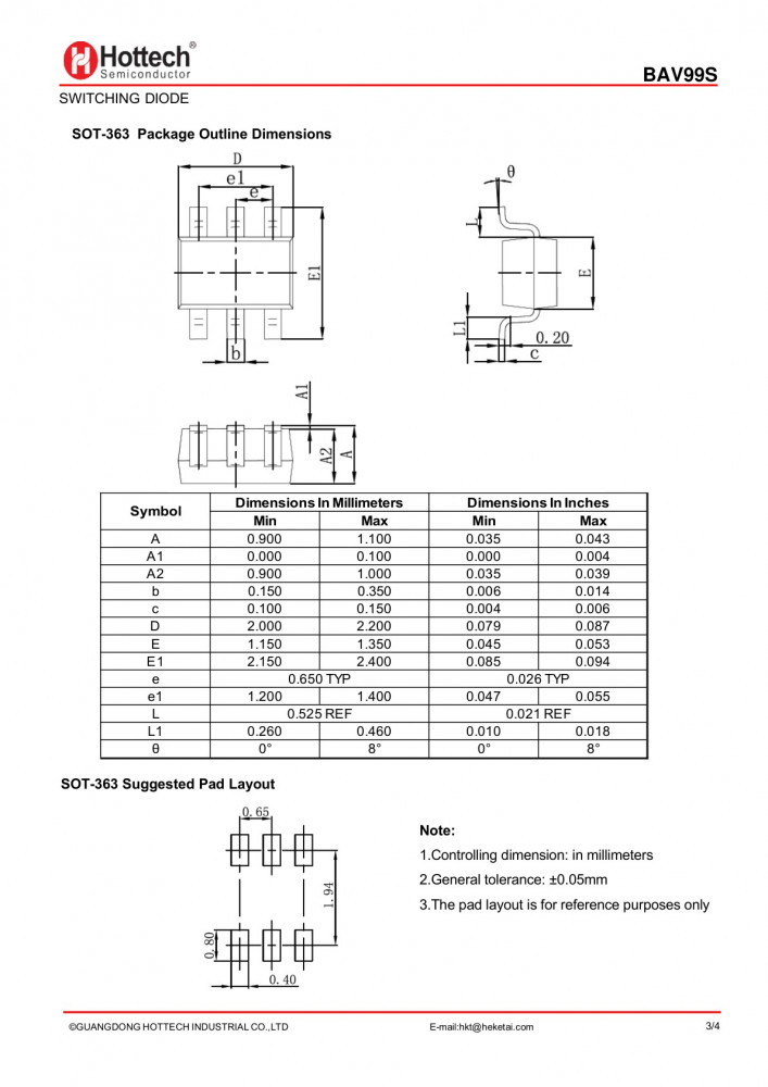 BAV99S datasheet page 3