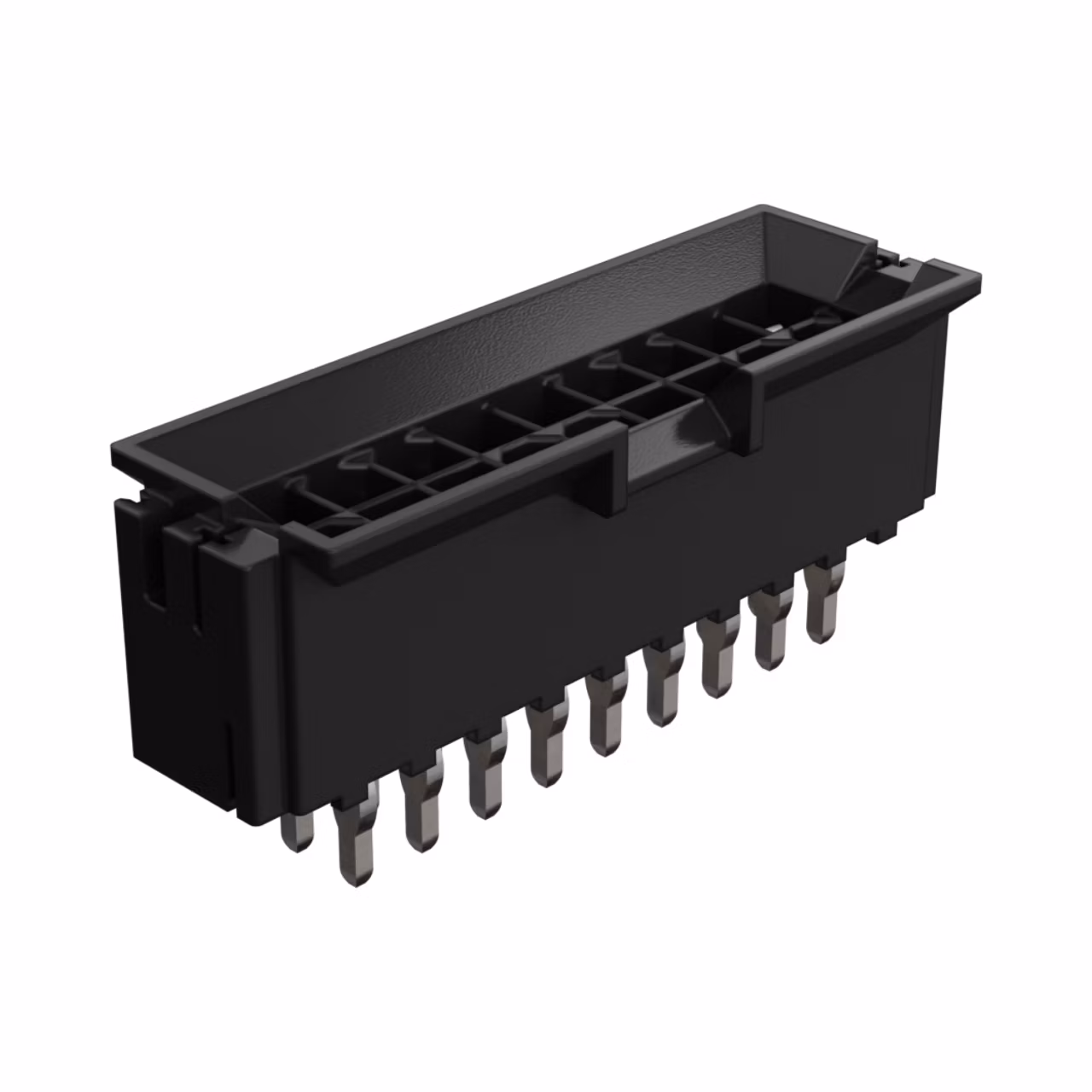Mini-Fit BMI Header, Compliant Pin Interface, Dual Row, Vertical, 10 Circuits, 6.25mm Tail Length, Gold (Au) Plating