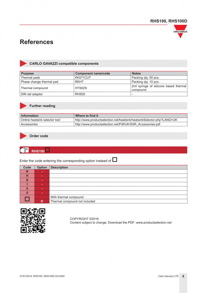 RHS100 technical document page 8