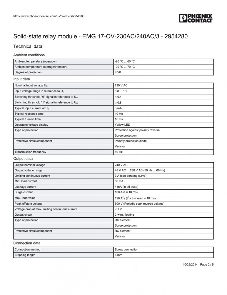 2954280 product documentation page 2