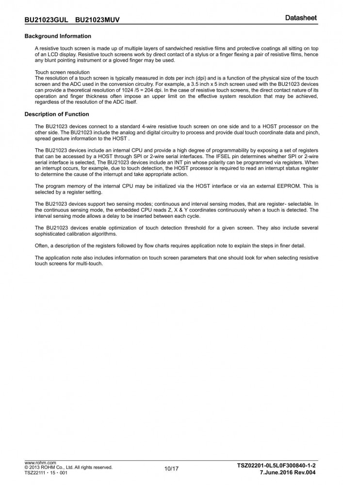 BU21023GUL-E2 datasheet page 10