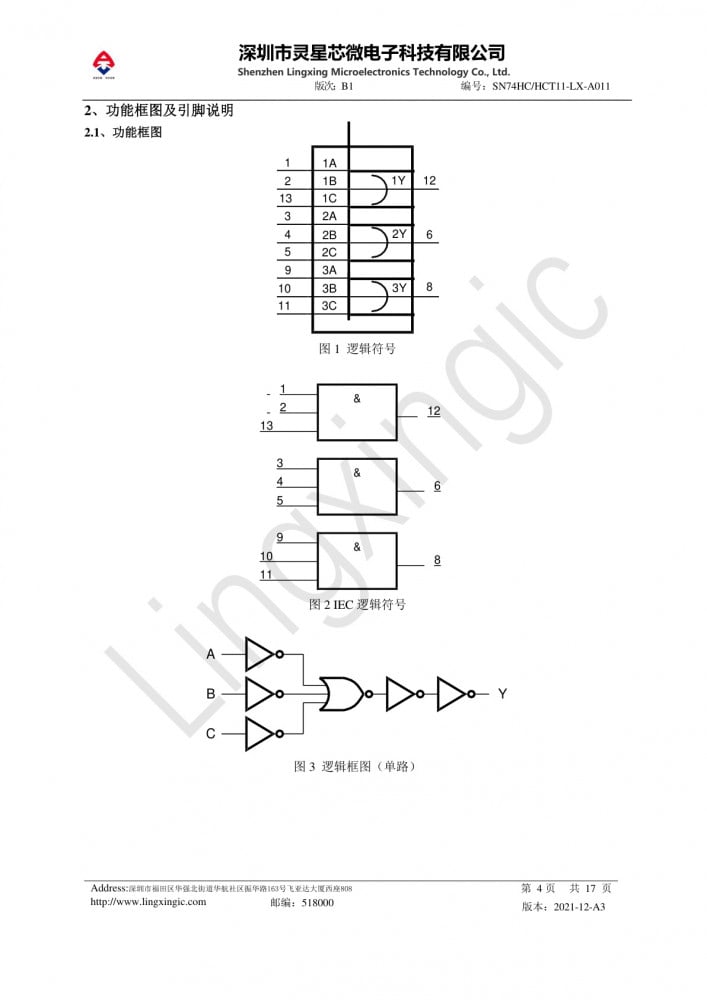 SN74HC11N(LX) datasheet page 4