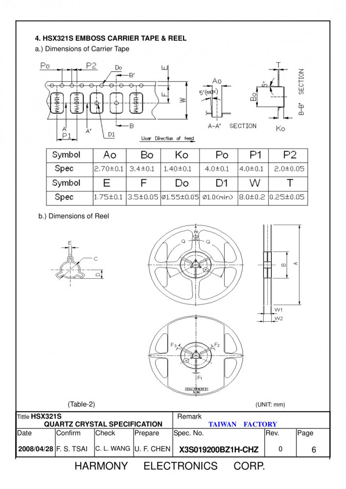 HELE X3S019200BZ1H-CHZ datasheet page 6