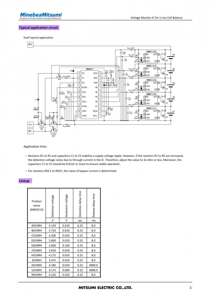 MM3513J01NRH datasheet page 3