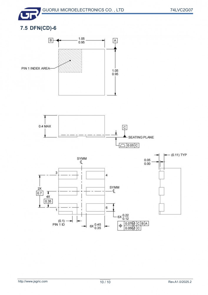 74LVC2G07 datasheet page 10