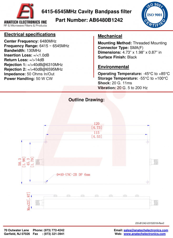 AB6480B1242 technical document
