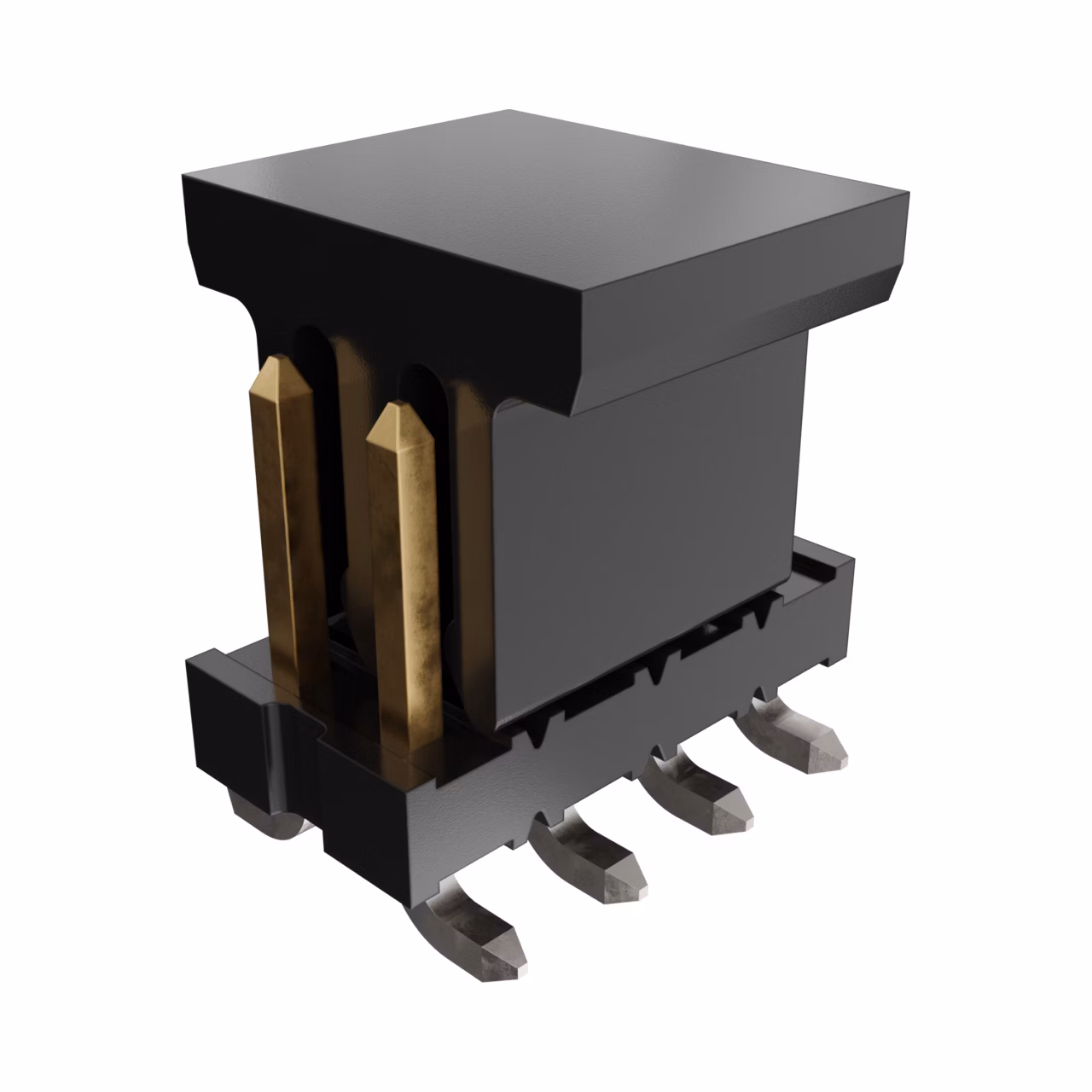 Milli-Grid Header, Vertical, Surface Mount, 8 Circuits, 0.76µm Gold (Au) Plating, Mating Pin Length 3.80mm, with Cap, Tube, Lead-Free for sale