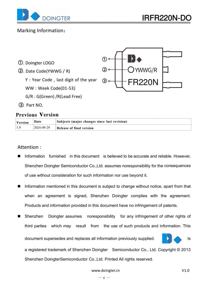 IRFR220N-DO datasheet page 6