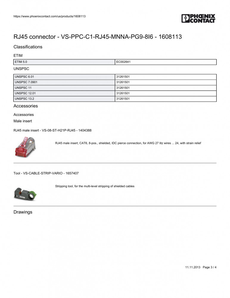 Phoenix Contact 1608113 technical document page 3