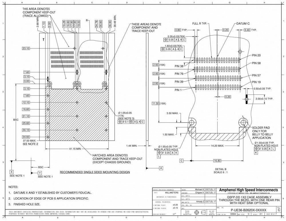Amphenol UE36-B2620X drawing page 4