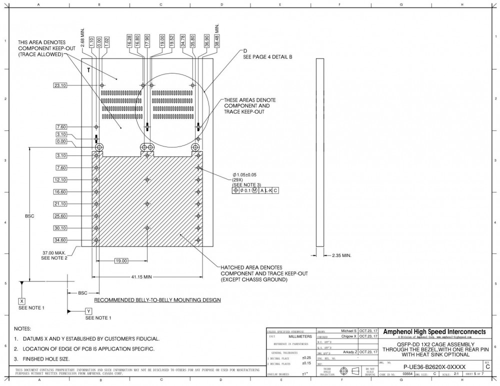 Amphenol UE36-B2620X drawing page 5