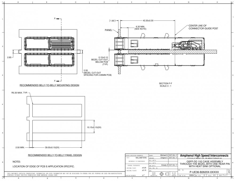 Amphenol UE36-B2620X drawing page 7