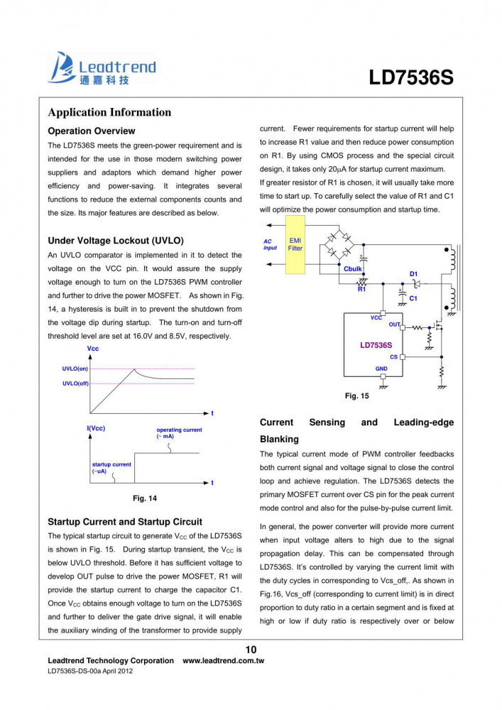 LD7536S datasheet page 10