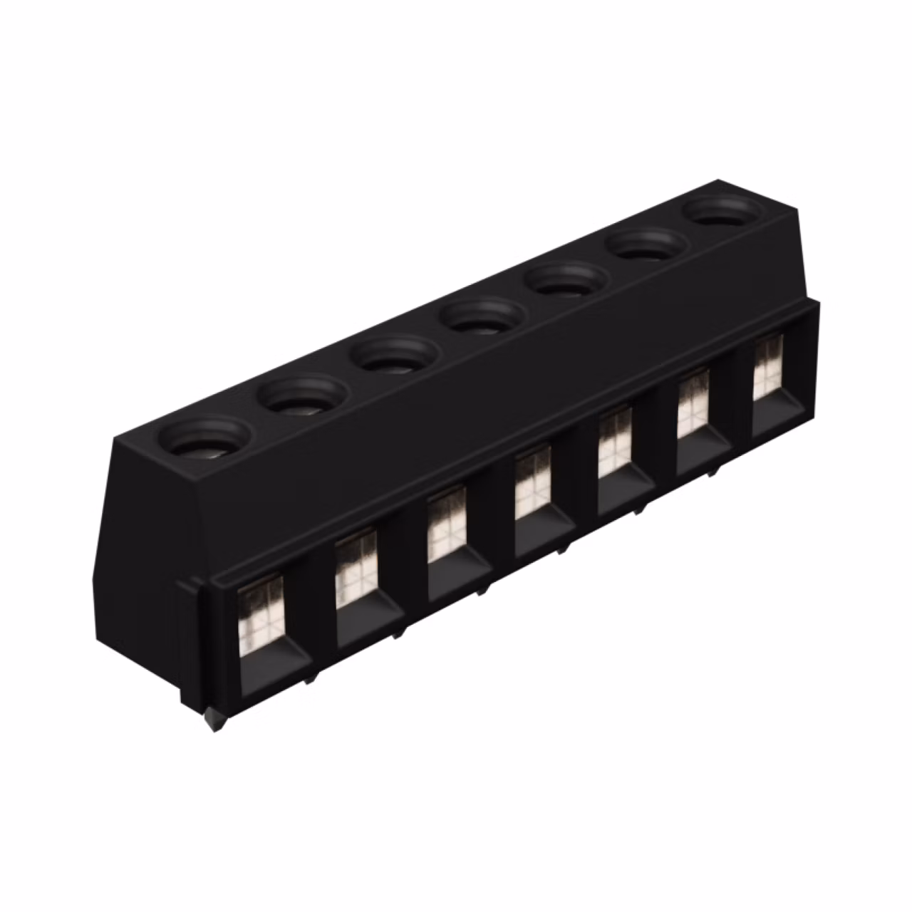 5.00mm Pitch Beau Eurostyle Low Profile, Single Level Modular Terminal Block, 7 Circuits for sale