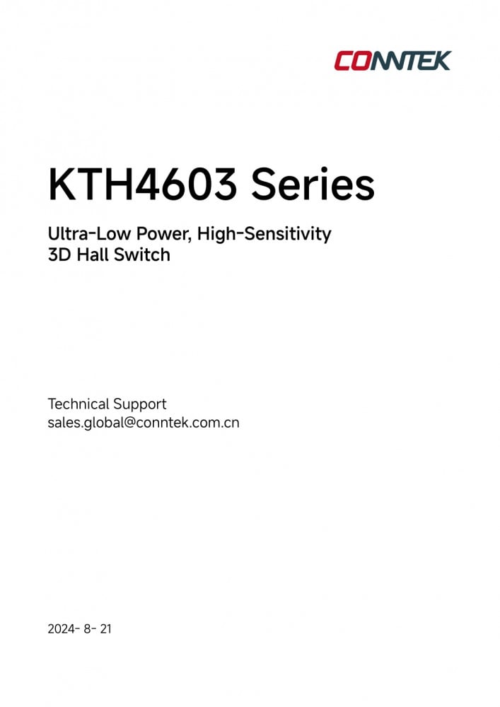 KTH4603 datasheet page 1