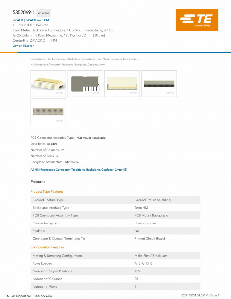 5352069-1 technical document page 1