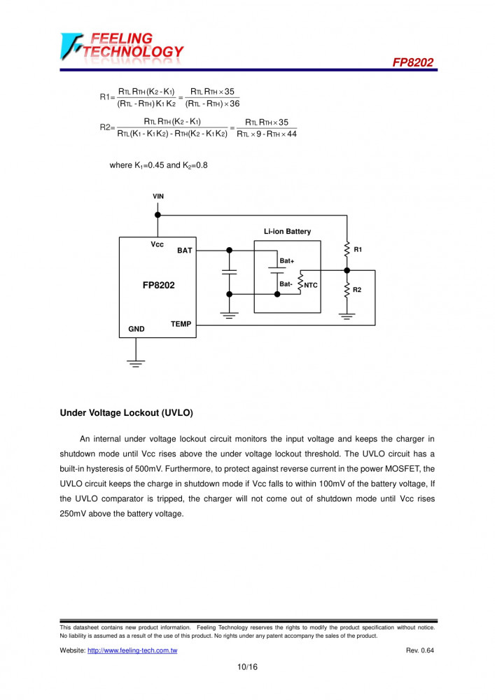 FP8202 datasheet page 10