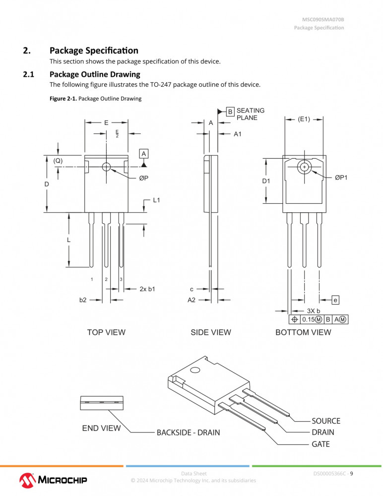 MSC090SMA070SA datasheet page 9