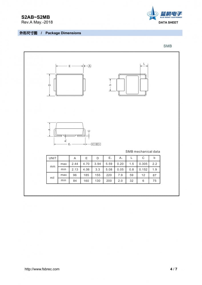 S2GB datasheet page 4