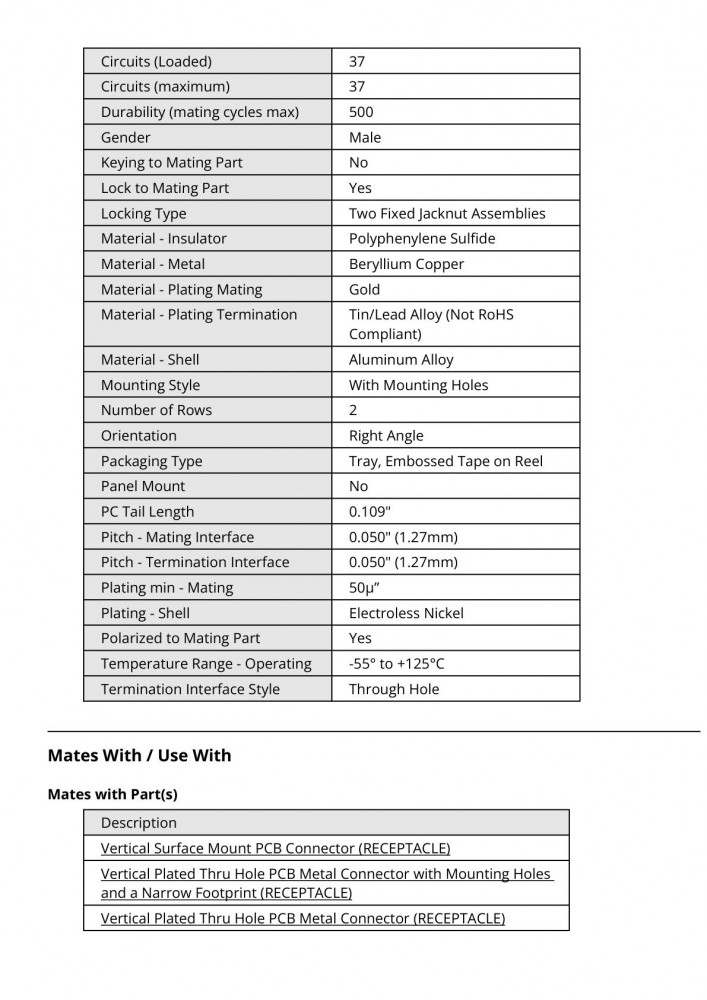 Technical document page 2 for MK-2R2-037-325-220S