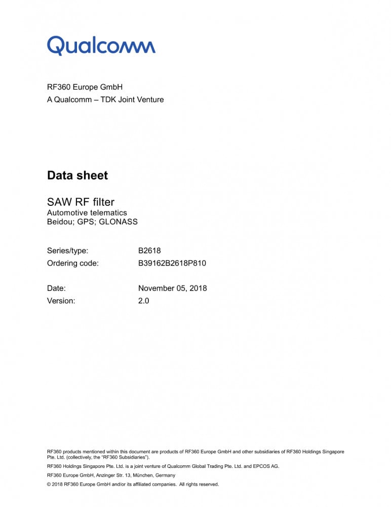 B39162B2618P810 datasheet page 3