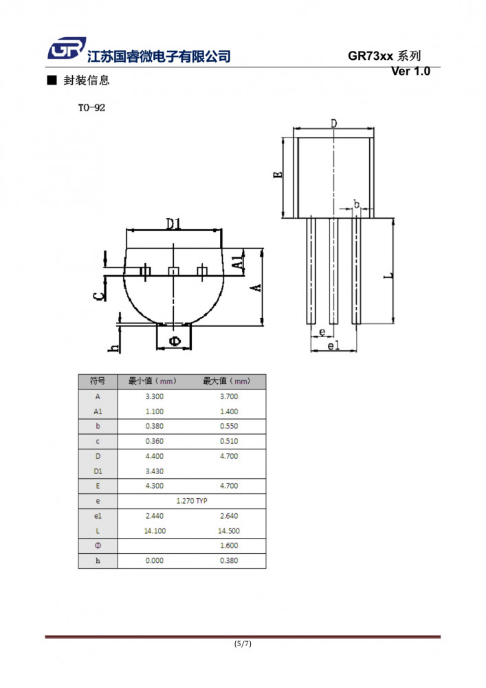 GR73xx datasheet page 5