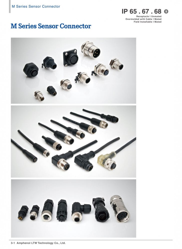 Amphenol M Series catalogue page 2
