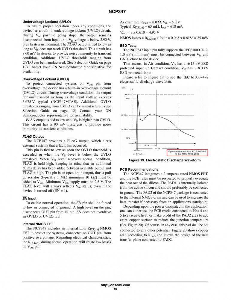NCP347 datasheet page 10