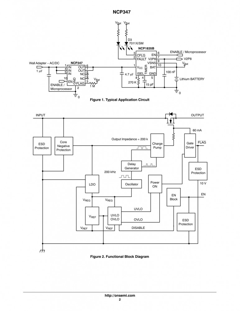 NCP347 datasheet page 2