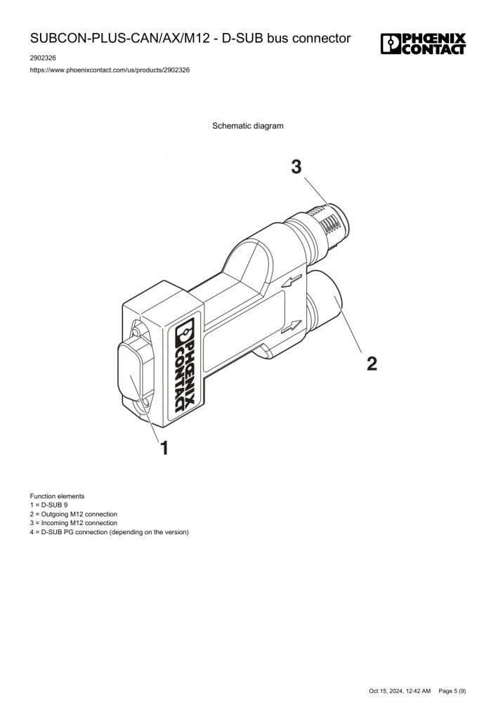 Phoenix Contact 2902326 technical document page 5