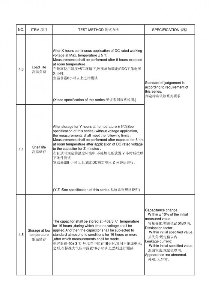 Chengx KF Series datasheet page 10