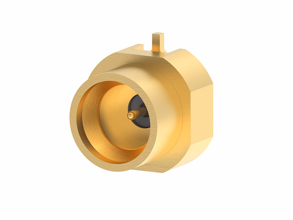 SMPM Plug, Straight, Smooth Bore, PCB, Surface Mount, Tray, 50 Ohms for sale