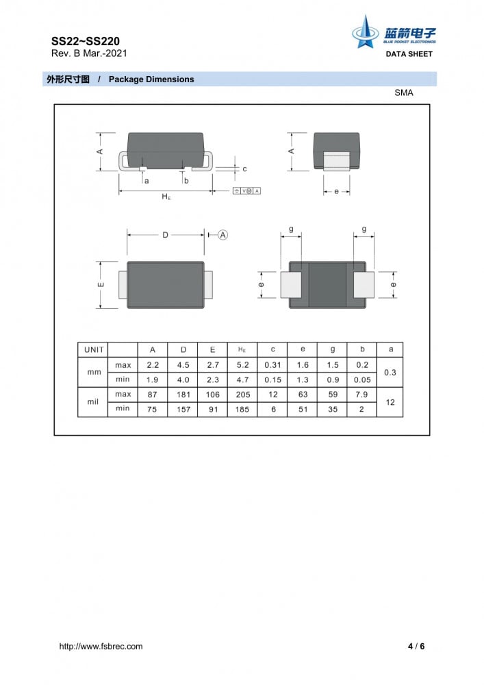 SS220 datasheet page 4