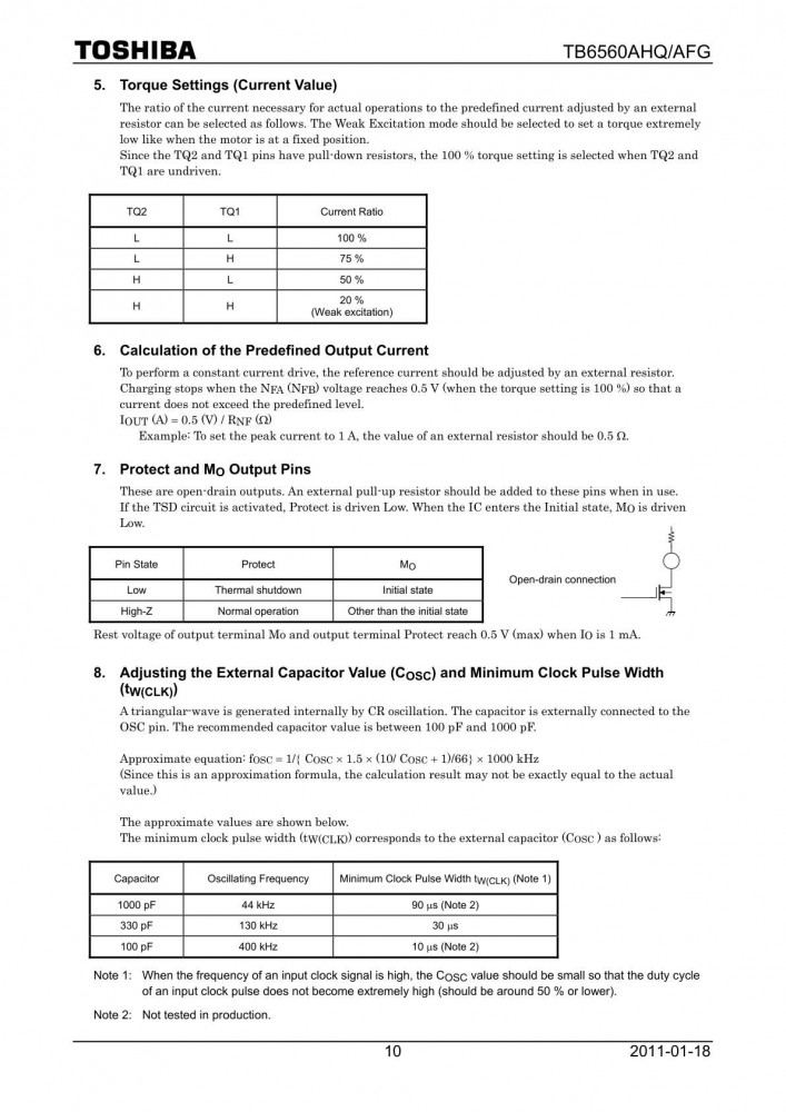 TB6560AHQ datasheet page 10