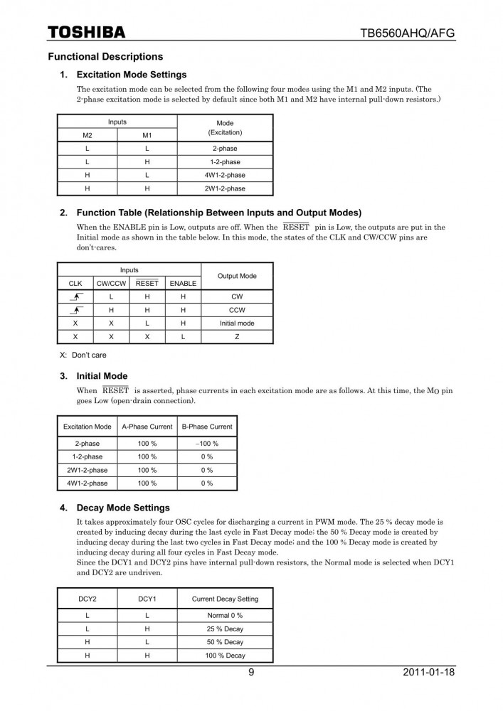 TB6560AHQ datasheet page 9