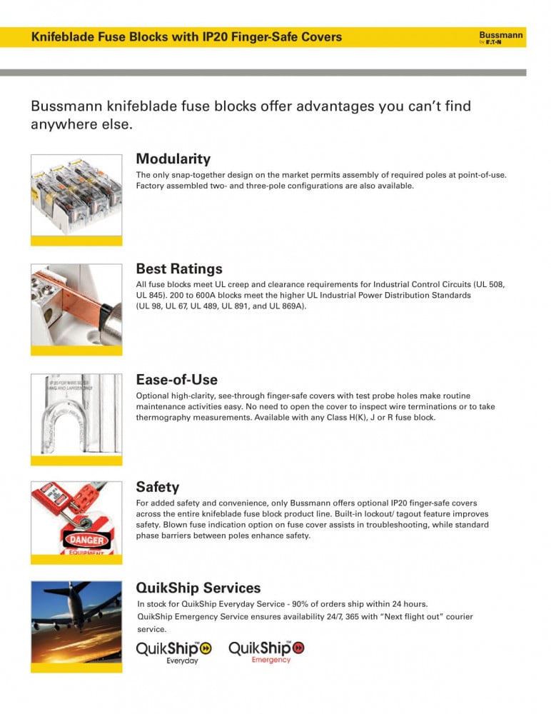 EATON Bussmann modular fuse blocks page 3
