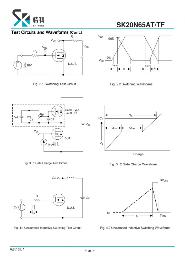 SK20N65A-TF datasheet page 8