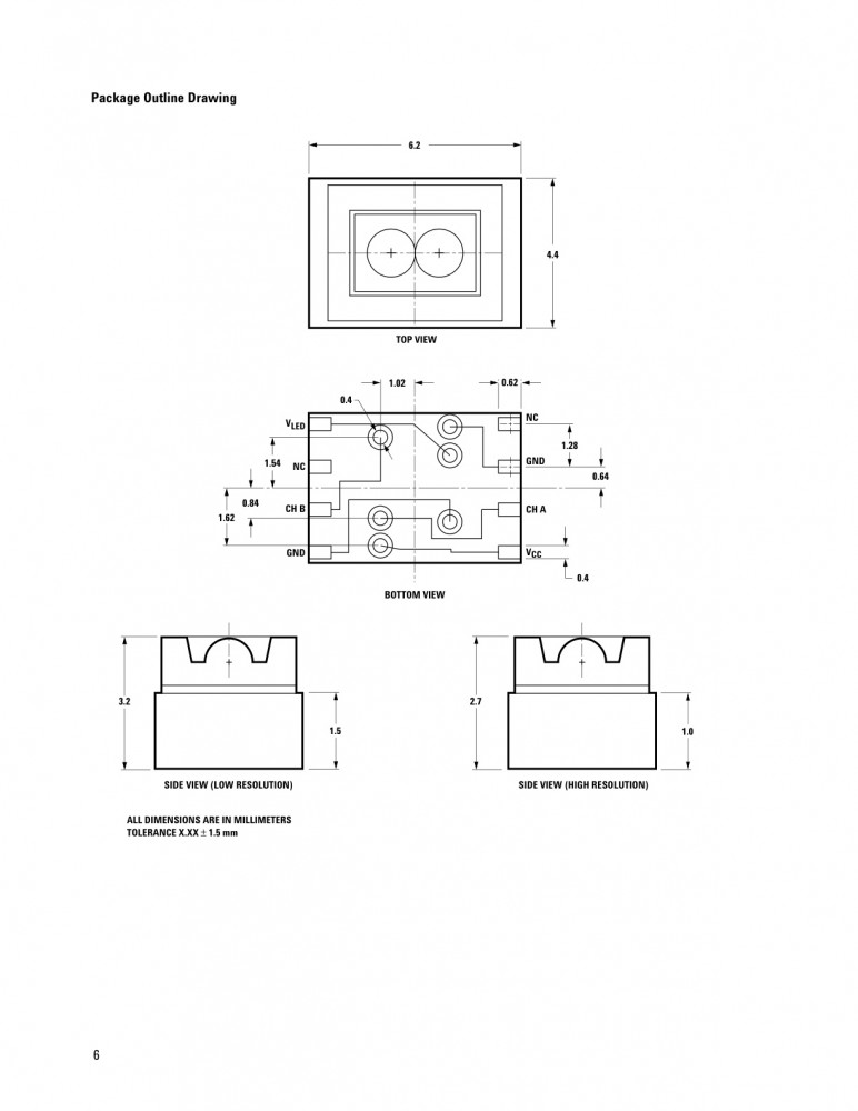 AEDR-8100 datasheet page 6