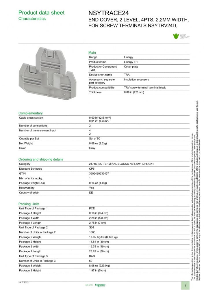 NSYTRACE24 product documentation page 1