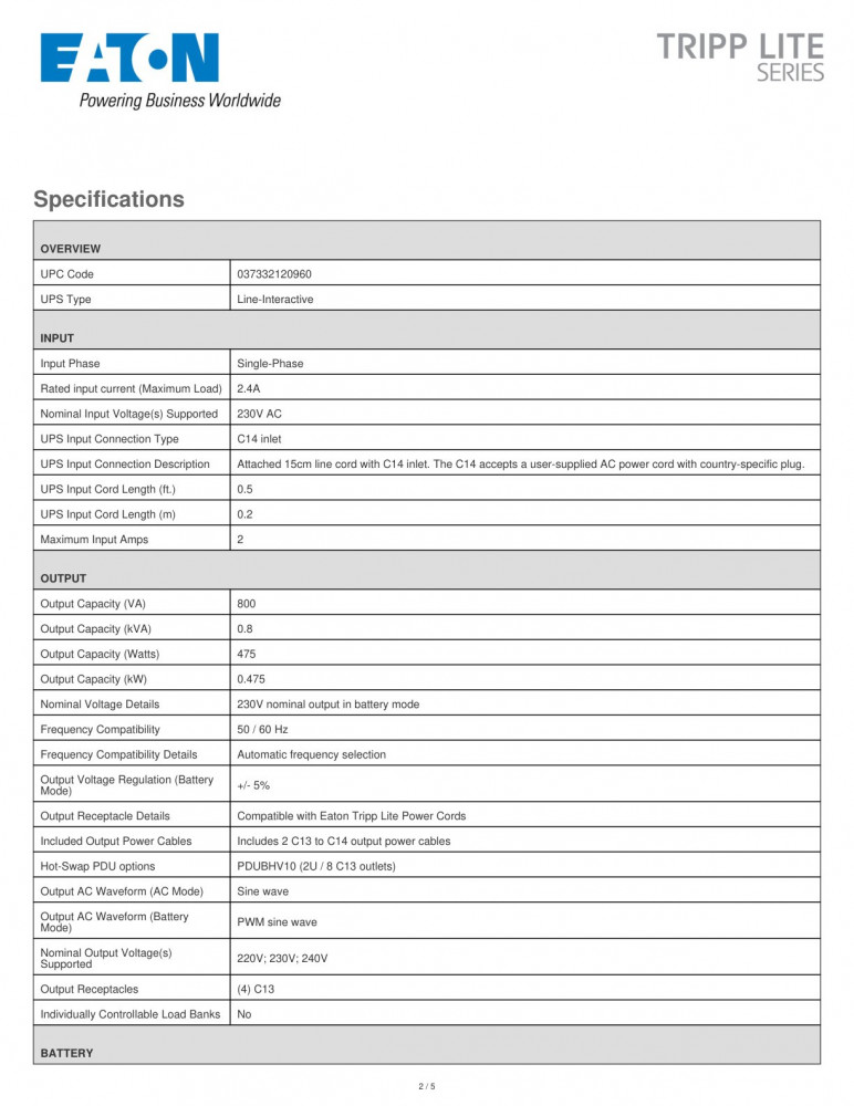 OMNIVSINT800 document page 2
