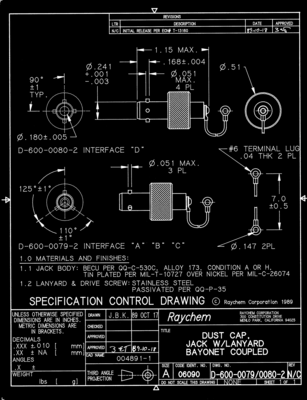 TE Connectivity D-600-0083 Coaxial Connector (RF) Accessory