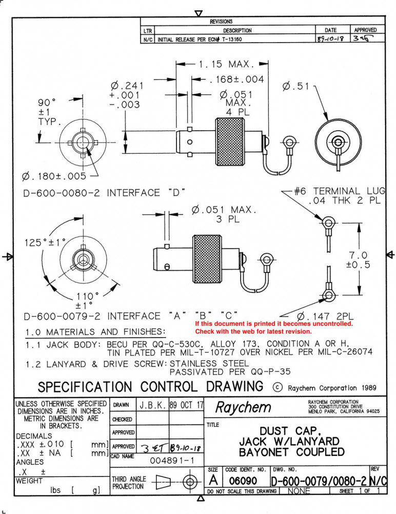 D-600-0080-2CS1882 specification drawing preview