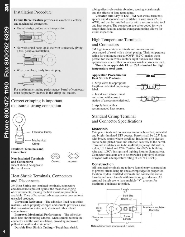 3M BS-33-6-NB technical document page 4