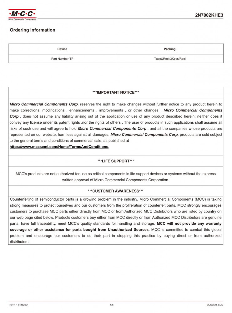 2N7002KHE3-TP datasheet page 6