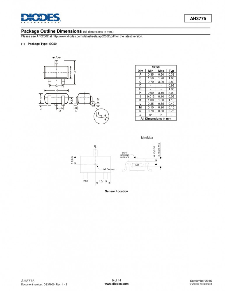 AH3775 datasheet page 9