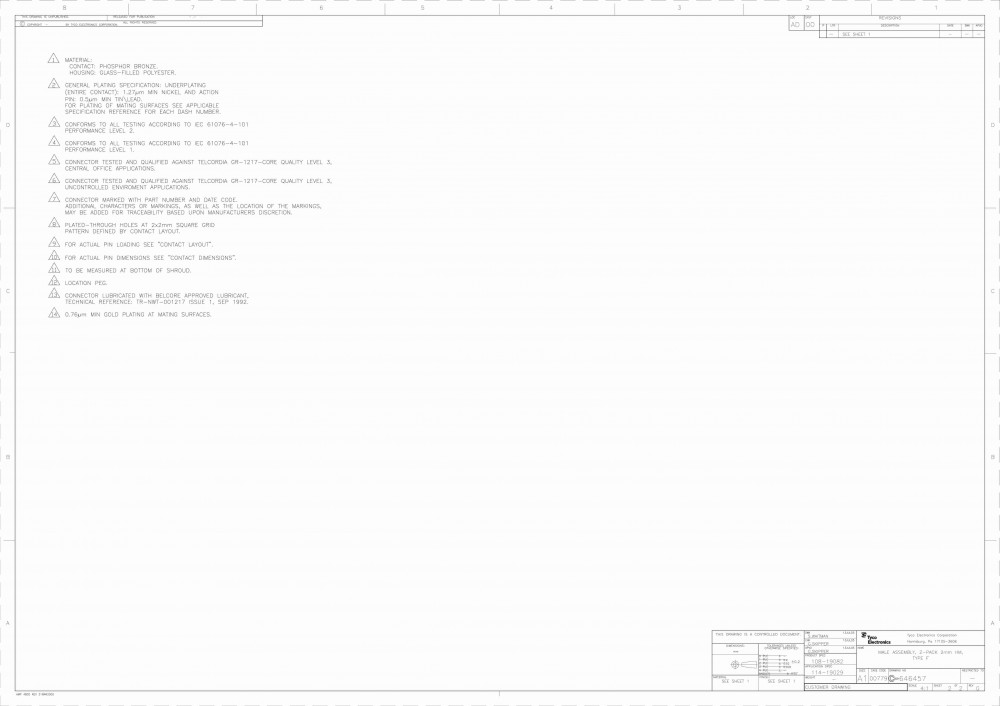 TE Connectivity 3-646457-0 technical drawing page 2