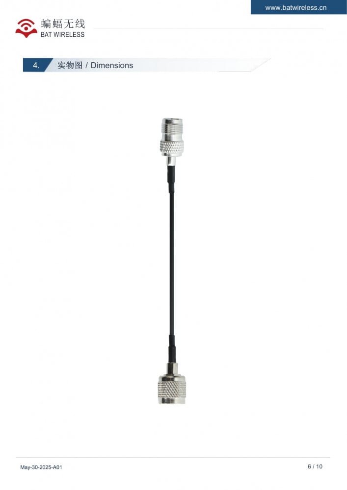 BWTNCJ-TNCK-RG58L1000 datasheet page 6