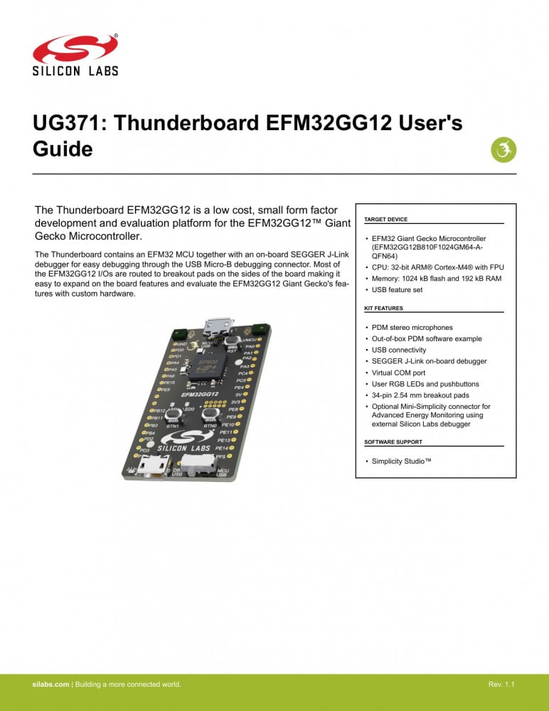 SLTB009A documentation page 1