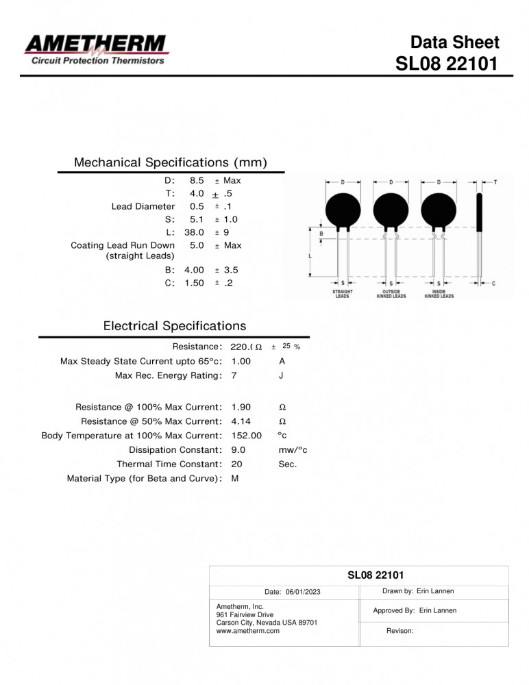 SL08 22101-A technical document